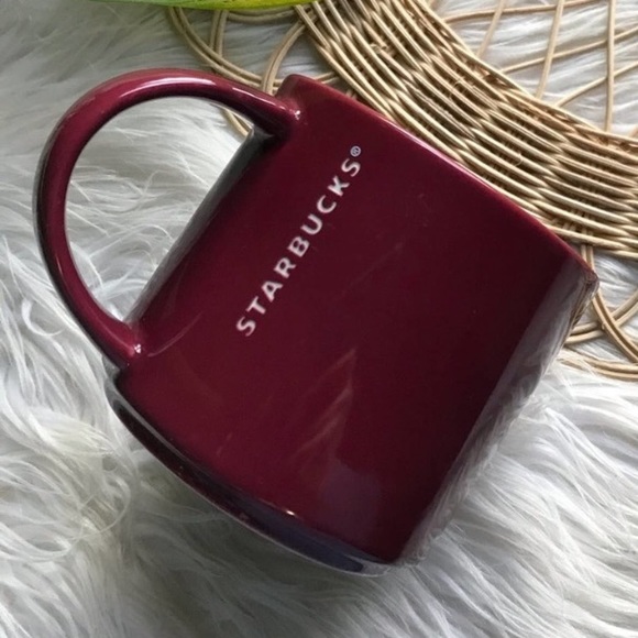 Starbucks | Kitchen | Starbucks 23 Maroon Coffee Mug Burgundy | Poshmark